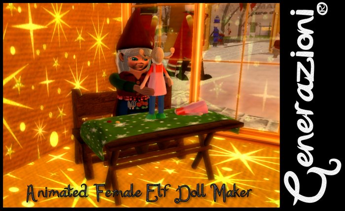 Second Life Marketplace - 50% Off Animated Female Elf Doll Maker