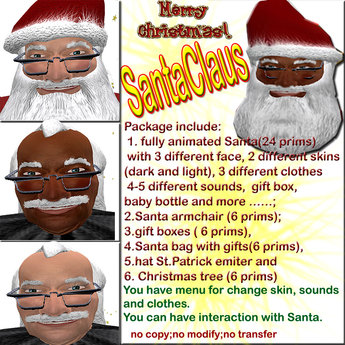 Second Life Marketplace - SANTA CLAUS 2 - BILLBOARD