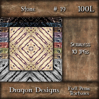 Second Life Marketplace - Dragon Designs Seamless Stone Textures - 19