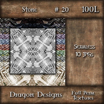 Second Life Marketplace - Dragon Designs Seamless Stone Textures - 20