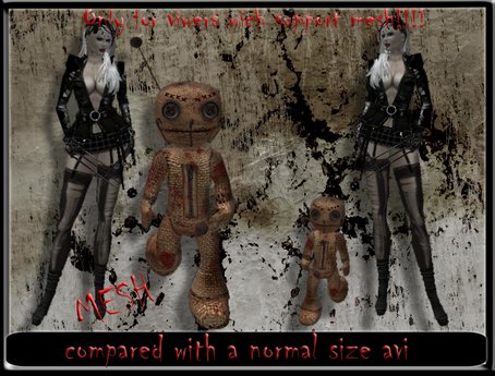 Second Life Marketplace - ..::AKA::.. Voodoo BLOODY avatar (2 MESH size)