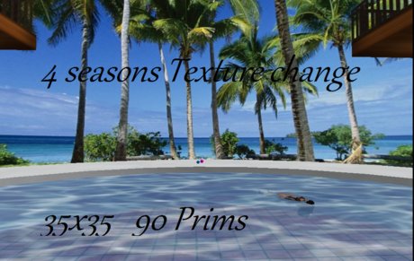 Second Life Marketplace - 4 Seasons texture change skybox low prim
