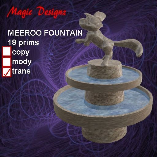 Second Life Marketplace - meeroo fountain granit *boxed*