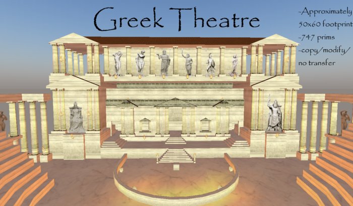 Second Life Marketplace - .::BY:: Ancient Greek Theatre