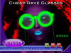 Second Life Marketplace - JETCITY - Cheap Rave Glasses > Green