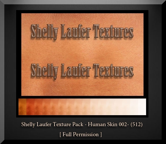 Second Life Marketplace - Shelly Laufer Texture Pack - Human Skin 002 ...