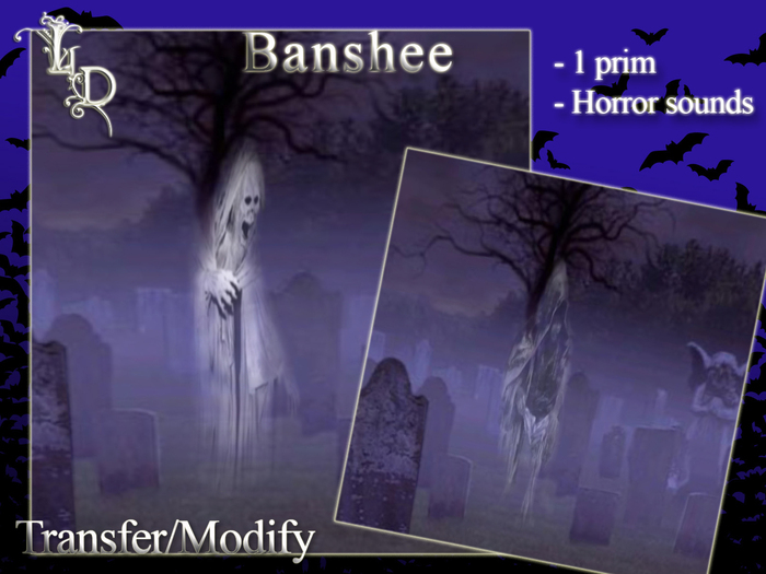 Second Life Marketplace - Banshee Halloween ghost.