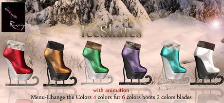 Second Life Marketplace - Ruxy-IceSkates Texture Changer & animation