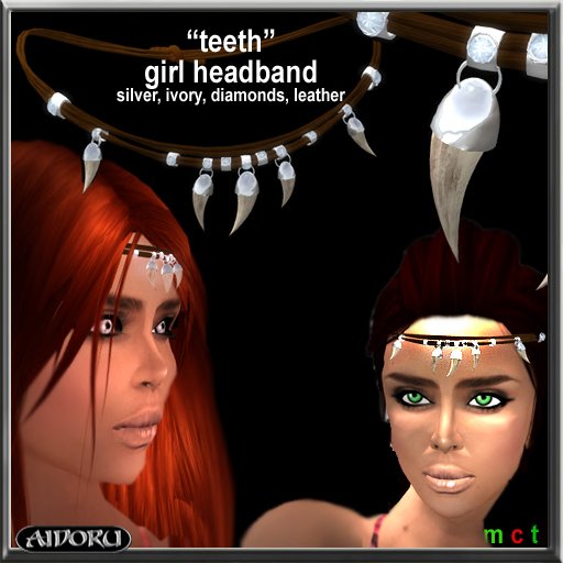 Second Life Marketplace - AIDORU teeth girl headband