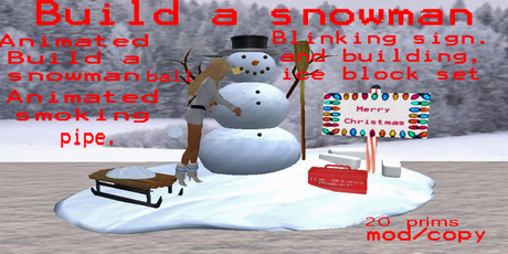 Second Life Marketplace - Build a snowman ( 2 )