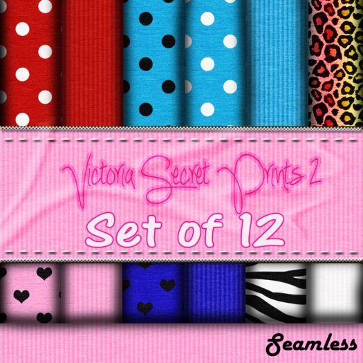 Second Life Marketplace - victoria secrets texture pack no. 2 - 12 textures