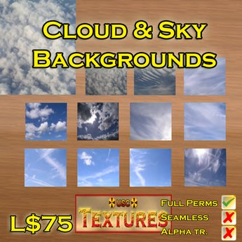 Second Life Marketplace - USC Texture Megapack - Clouds & Skies