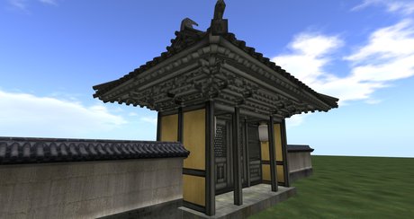 Second Life Marketplace - :Ryu middle size temple sanmon gate 43P