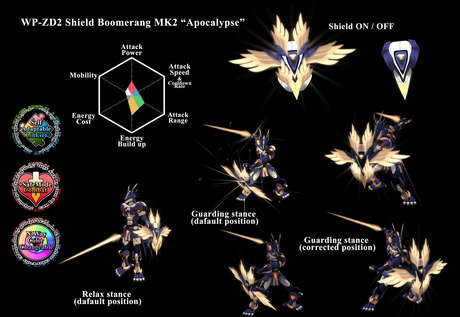 Second Life Marketplace - *D&D* ZD2/ Shield Boomerang MK2 "Apocalypse ...