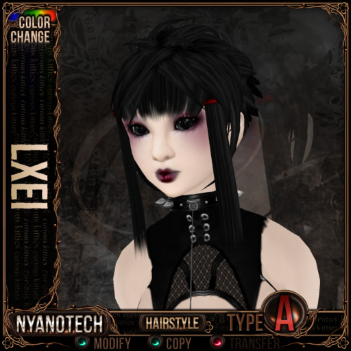 Second Life Marketplace - =^.^= Curious Kitties - Color Change Hair ...