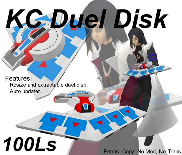 Second Life Marketplace - KC Duel Disk : Standard ( Yu-Gi-Oh! Duel ...
