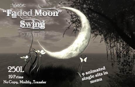 Second Life Marketplace - ::WetCat:: "PurpleMoon" Single Swing