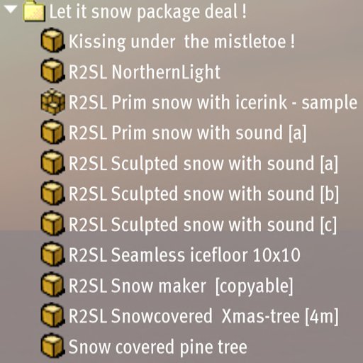 Second Life Marketplace - Let it snow package deal