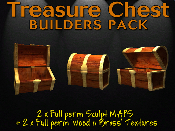 Second Life Marketplace - Treasure Chest Builders Pack