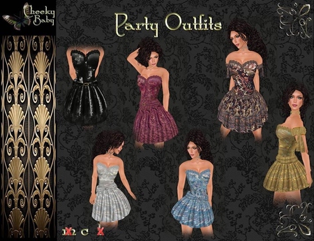 Second Life Marketplace - Silver Party Outfit