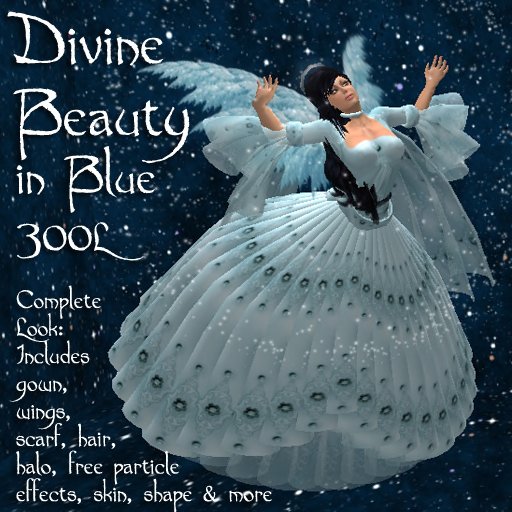 Second Life Marketplace - Divine Beauty in Blue - SALE