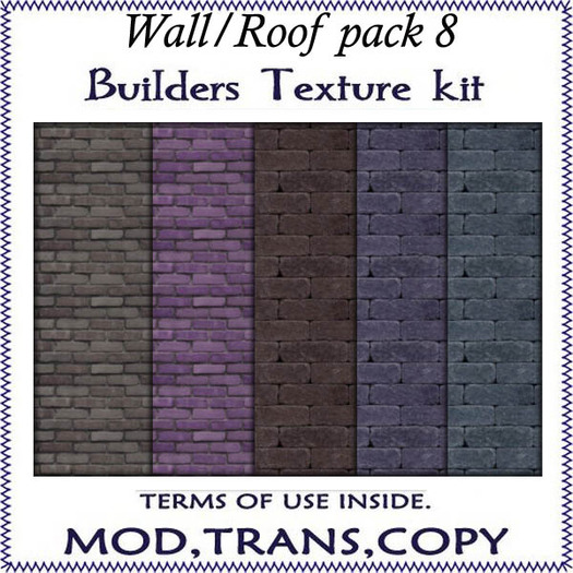 Second Life Marketplace - ROOF WALL SEAMLESS TEXTURES- texture pack for ...