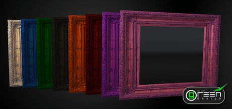 Second Life Marketplace - GD Slide Show Picture Frame [Tintable Multi ...