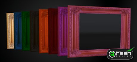 Second Life Marketplace - GD Slide Show Picture Frame [Tintable Multi ...