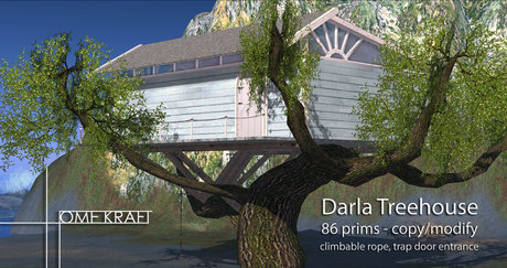 Second Life Marketplace - **SALE** HomeKraft - Darla Treehouse (boxed)