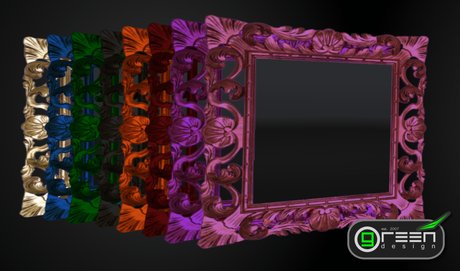 Second Life Marketplace - GD Slide Show Picture Frame [Tintable Multi ...