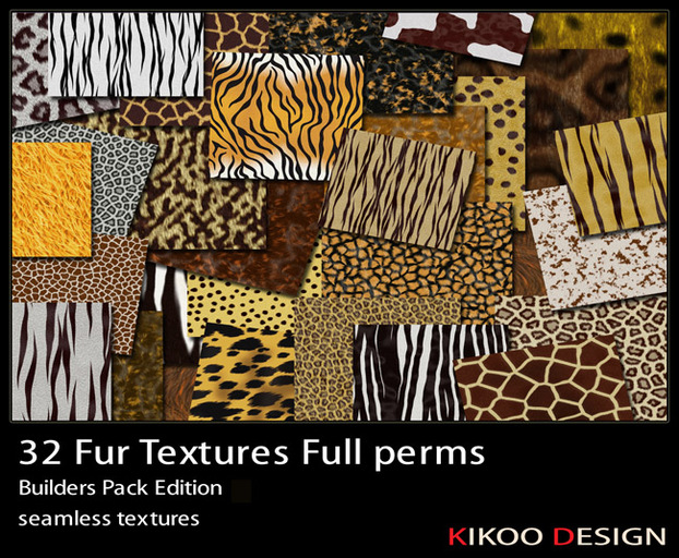 Second Life Marketplace - Furry Textures Fur textures seamless Jungle ...