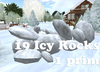 Second Life Marketplace - Winter Icy 19 Rocks for just 1 Prim - ONLY L ...