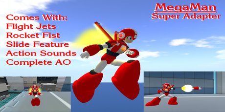 Second Life Marketplace - MegaMan: Super Adapter MegaMan