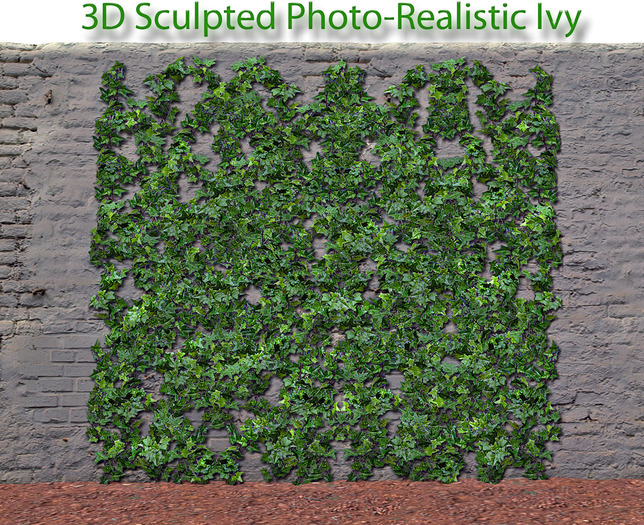 Second Life Marketplace - Sculpted Ivy, 3D Photo-Realistic