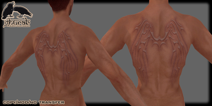 Scarification Healed Wings