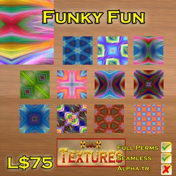 Second Life Marketplace - USC Textures - Funky Fun