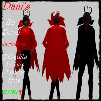 Second Life Marketplace - *Dani's* He Devil w/Skin
