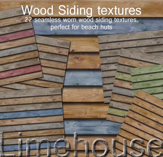 Second Life Marketplace - Wood siding textures