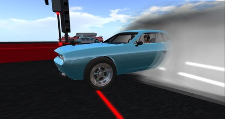 Second Life Marketplace - Fate MS 70 Challenger - Sky Blue-Gasser -Boxed