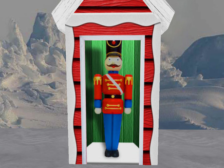 Second Life Marketplace - RE One Prim Christmas Toy Soldier Guard House ...