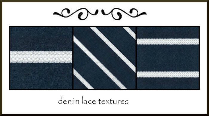 Second Life Marketplace - denim lace textures pack