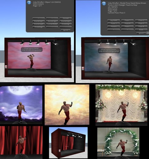 Second Life Marketplace - Round Model Pose Stand w 23 Menu Driven Poses ...