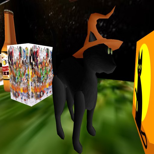 Second Life Marketplace - Black Cat TipJar(boxed)