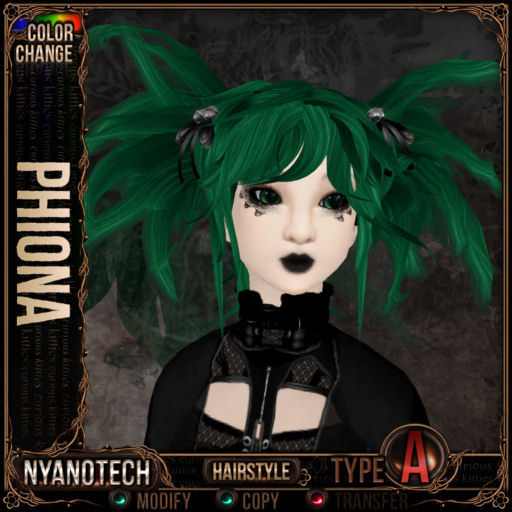 Second Life Marketplace - =^.^= Curious Kitties - Color Change Hair ...