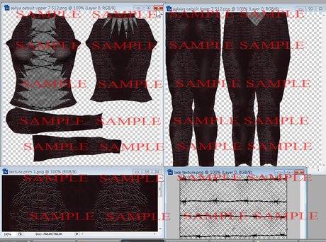 Second Life Marketplace - Aaliya Catsuit premium template TGA ...