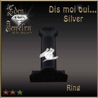 Second Life Marketplace - RING DIS MOI OUI SILVER