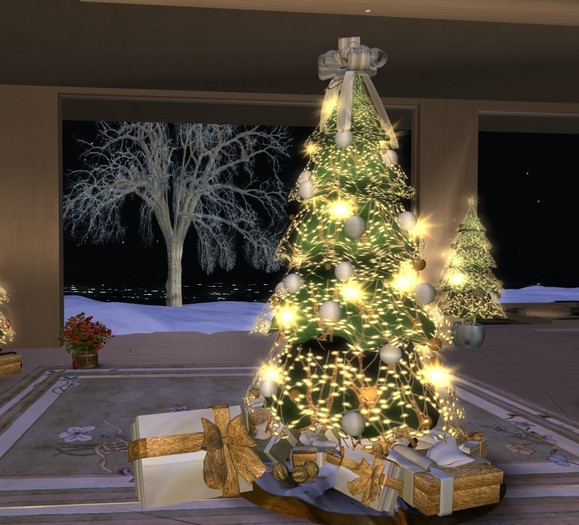 Second Life Marketplace - e'lans Sheer Elegance Christmas Tree V3 with ...