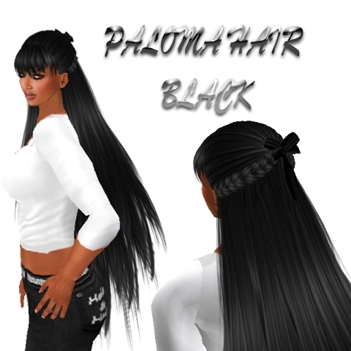 Second Life Marketplace - KL Paloma Hair Black - Semiexclusive -resize ...