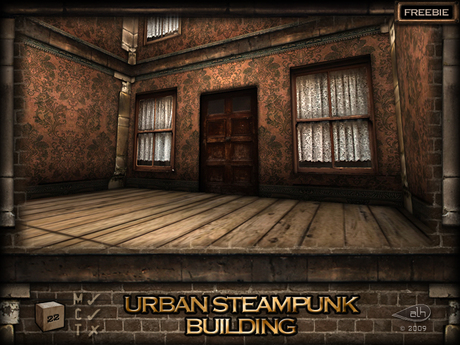 Second Life Marketplace - *FREE* Urban Steampunk building (boxed)
