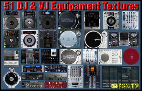 Second Life Marketplace - 51 DJ TEXTURES / INSTRUMENT TEXTURES ...